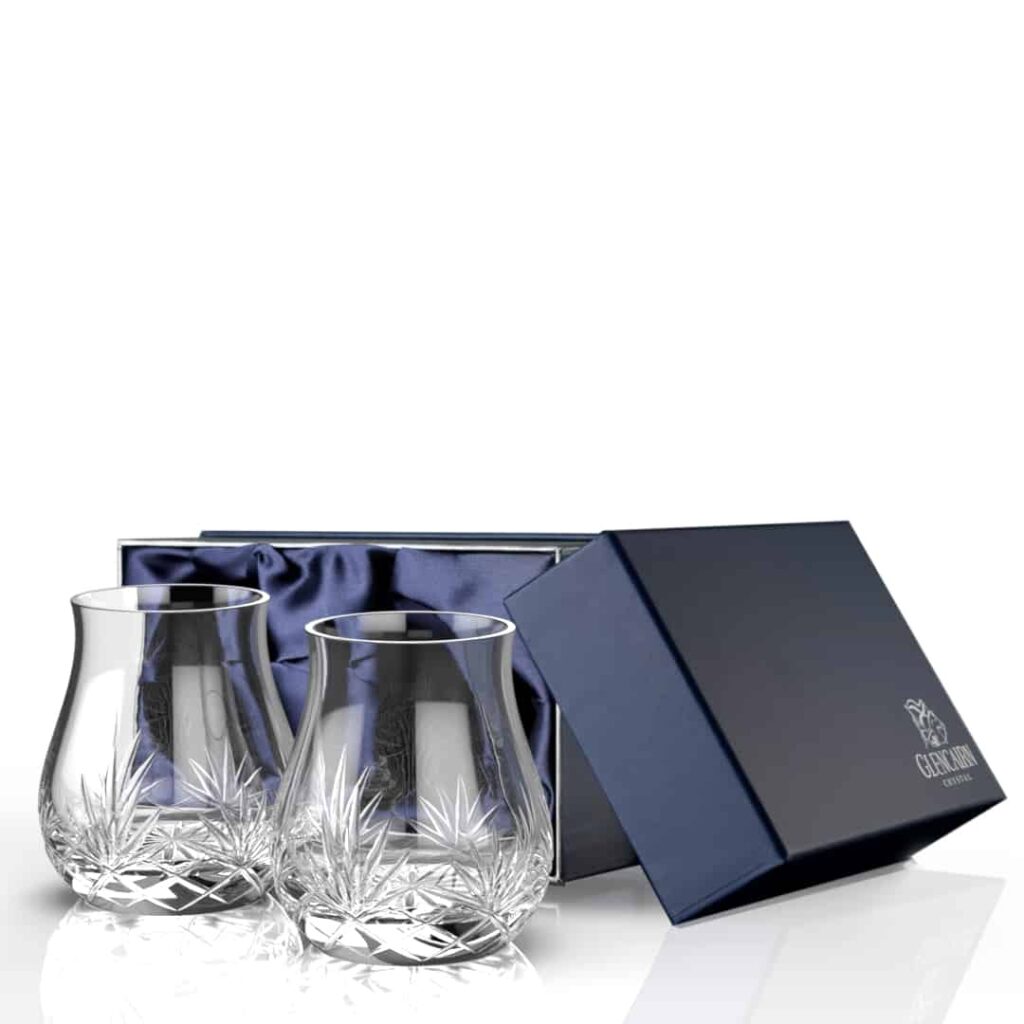 Glencairn Cut Crystal Mixer Glass Set - Whiskey By The Glass